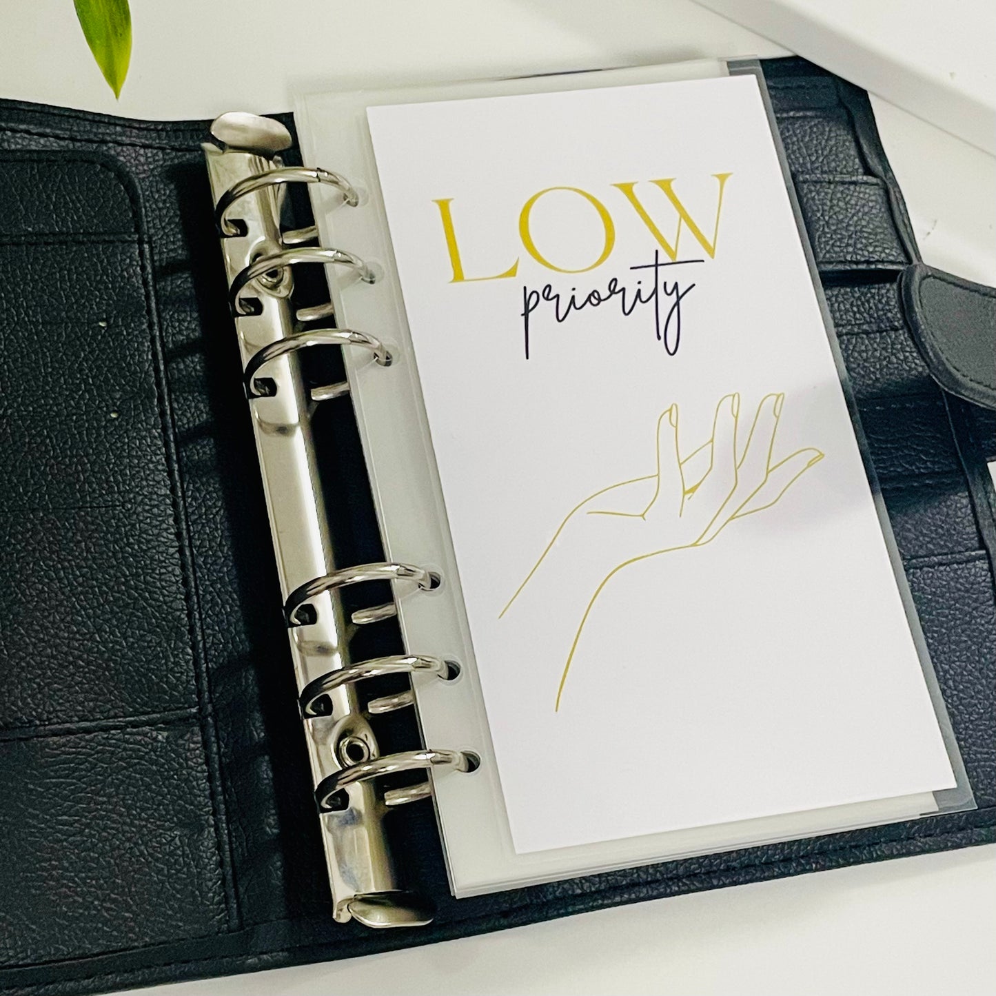 Binder Dashboard - A6 Laminated Binder Dashboard - Honed The Brand